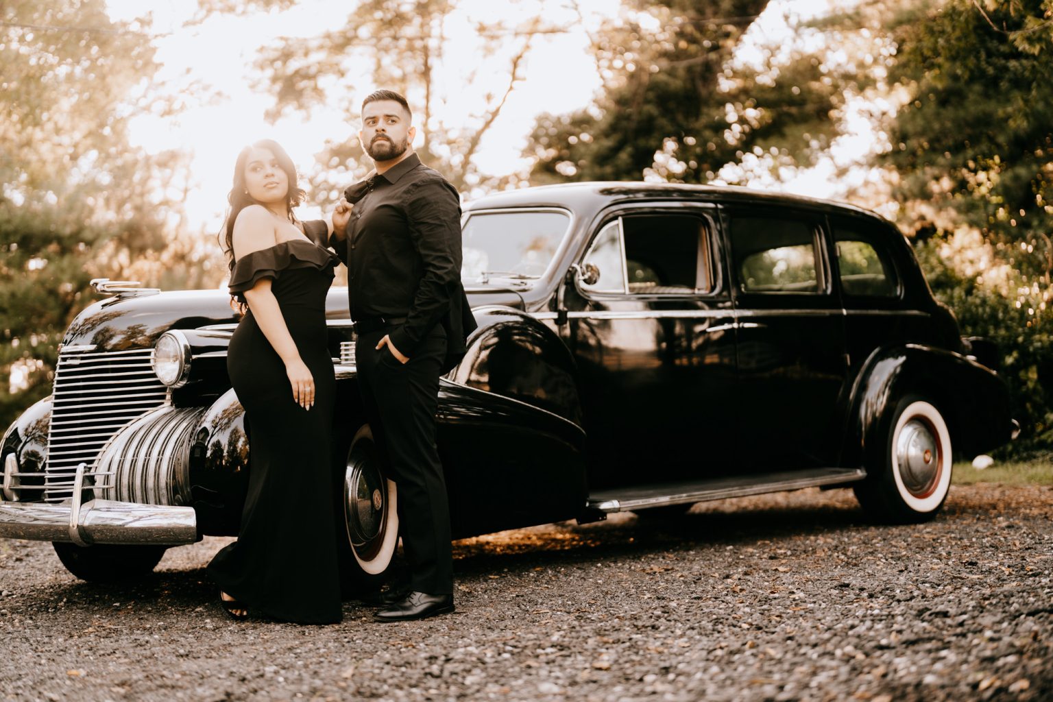 Yarima and Herwell Classic Car Engagement Session - Russo Photo and Film